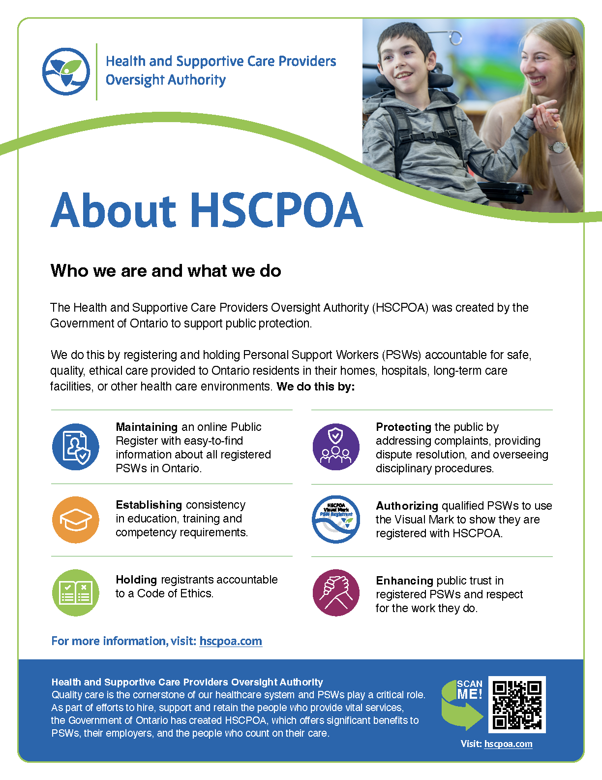 Info Sheets Handouts - HSCPOA