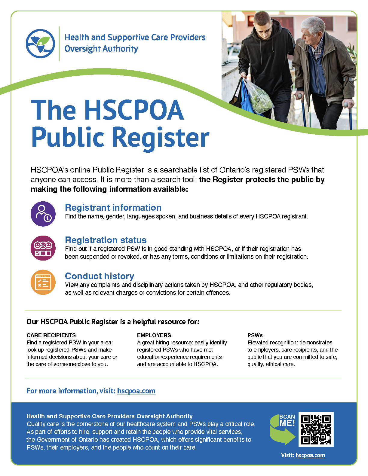 Info Sheets Handouts - HSCPOA