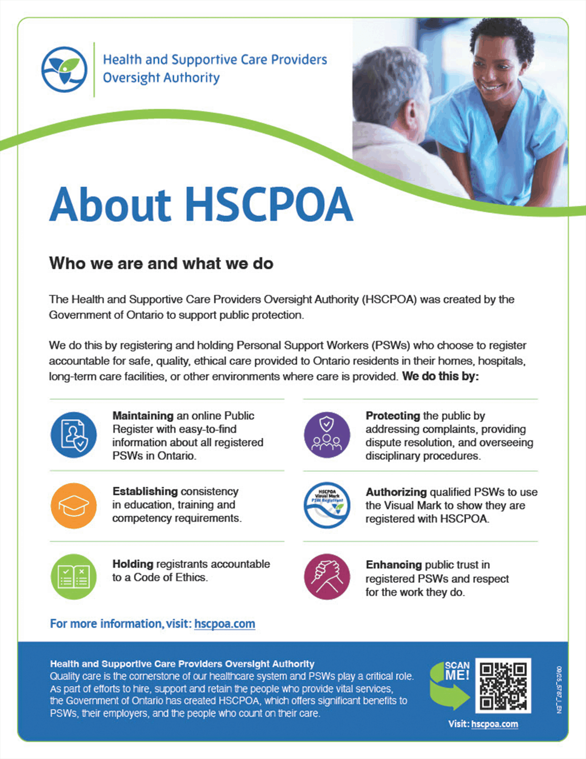 Info Sheets Handouts - HSCPOA